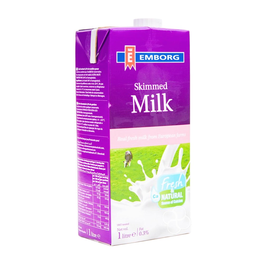 Emborg Skimmed Milk 1L
