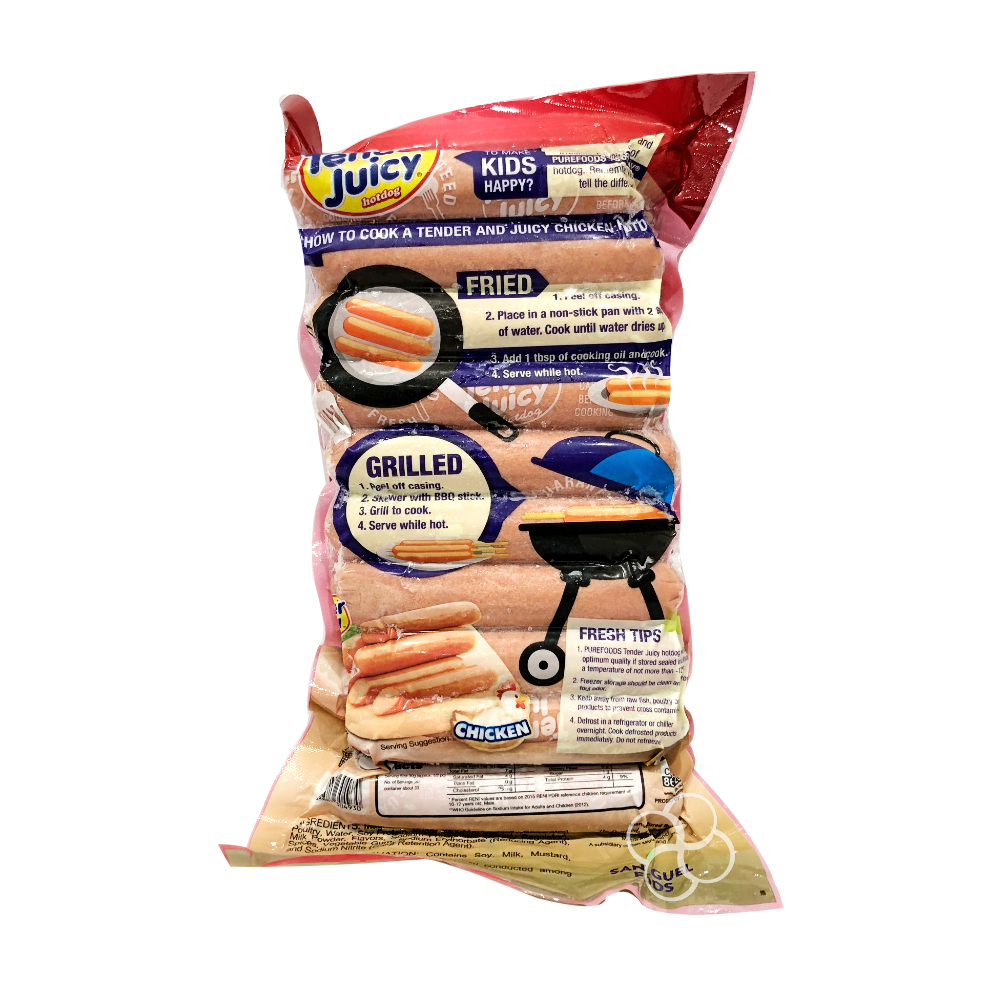 Purefoods Tender Juicy Chicken Hotdog Jumbo 1kg