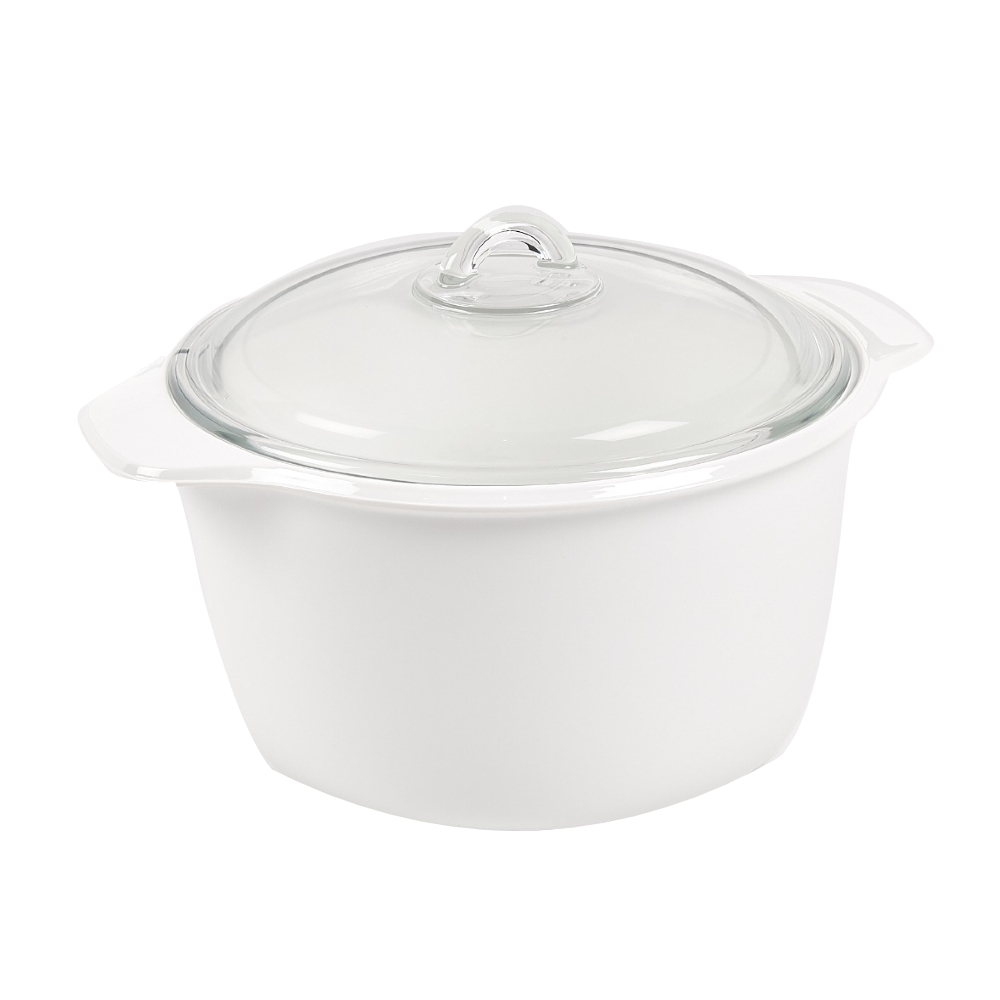 Luminarc Robin Shea Vitro-Ceramic Casserole White 5L