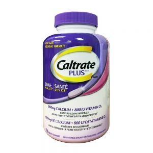 Caltrate Plus Bone Health 600mg Calcium + 800 IU Vitamin D3 176s ...